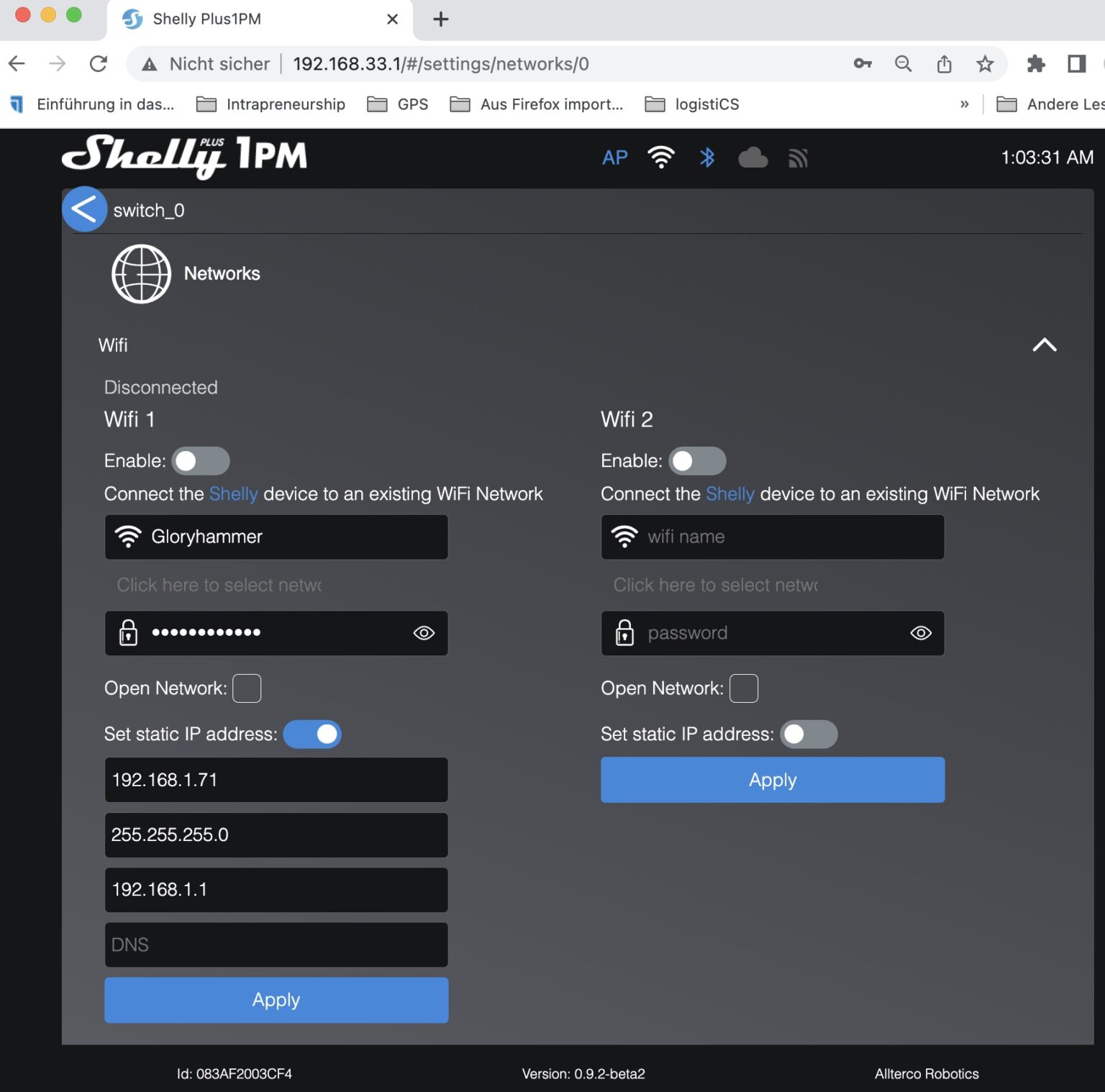 Shelly Vergleichstest Plug S, 1PM und Plus 1PM